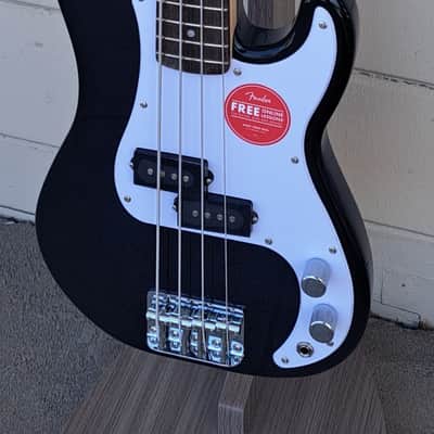 SQUIER MINI PRECISION 4 STRING BASS BLACK - 2026 | Reverb