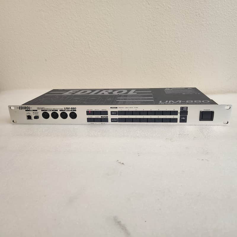 Edirol UM-880 8 In / 8 Out USB MIDI Interface & Thru Box | Reverb