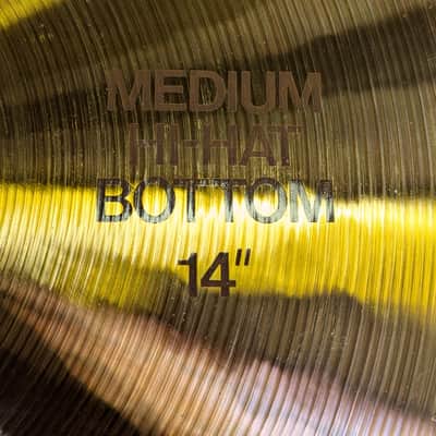 Time Capsule! 1980s Paiste 404 Medium 14" Hi-Hat Cymbals - | Reverb
