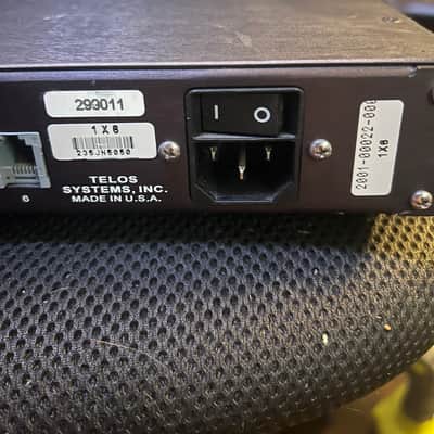Telos 1×6 Telephone Hybrid — Broadcast Studio Phone Interface | Reverb