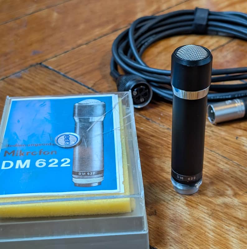With audio demo: Vintage RFT DM622 omni mic / full plug & | Reverb