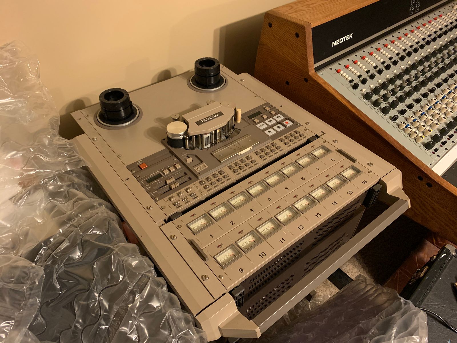 TASCAM MS-16 1" 16-Track Reel to Reel Tape Recorder | Reverb