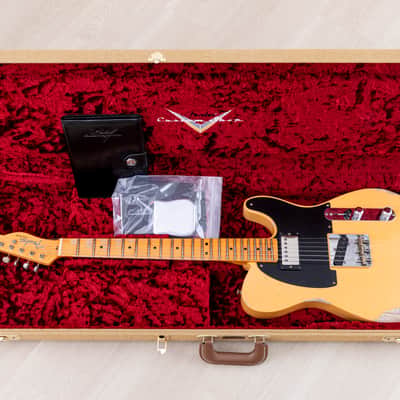 Fender Custom Shop Limited '51 Telecaster HS Blackguard Relic | Reverb