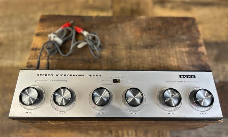 Sony MX-6S - Stereo Microphone Mixer, Vintage, Made in Japan | Reverb