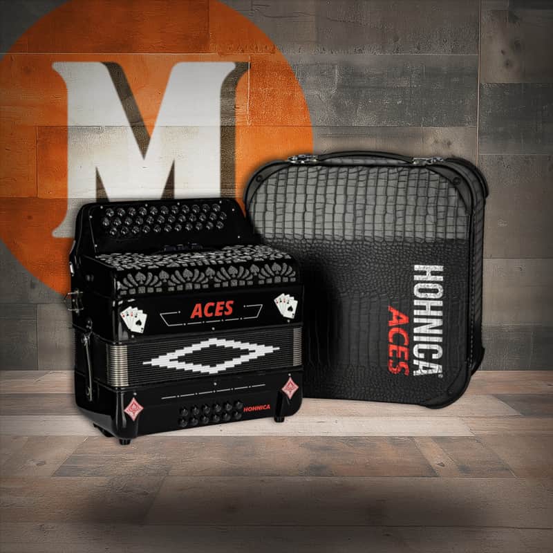 Hohnica Aces Accordion 3-Register F-Bb-Eb Tone - Open Box | Reverb