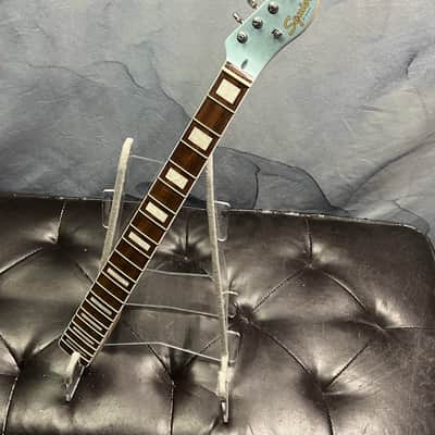 Squier Loaded Telecaster Neck with Block Inlays, Ice Blue | Reverb