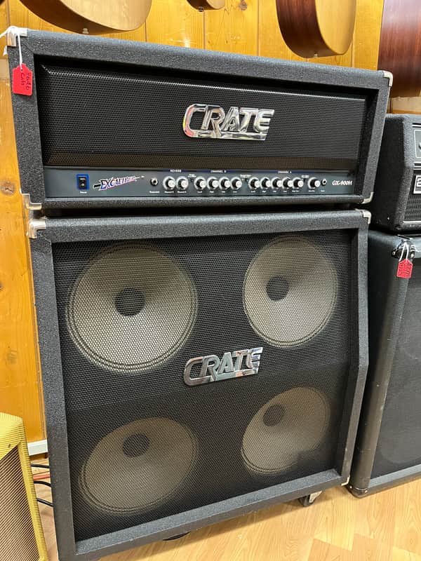 Crate Excalibur GX-900H Head With 412S 4x12" Cabinet Combo | Reverb