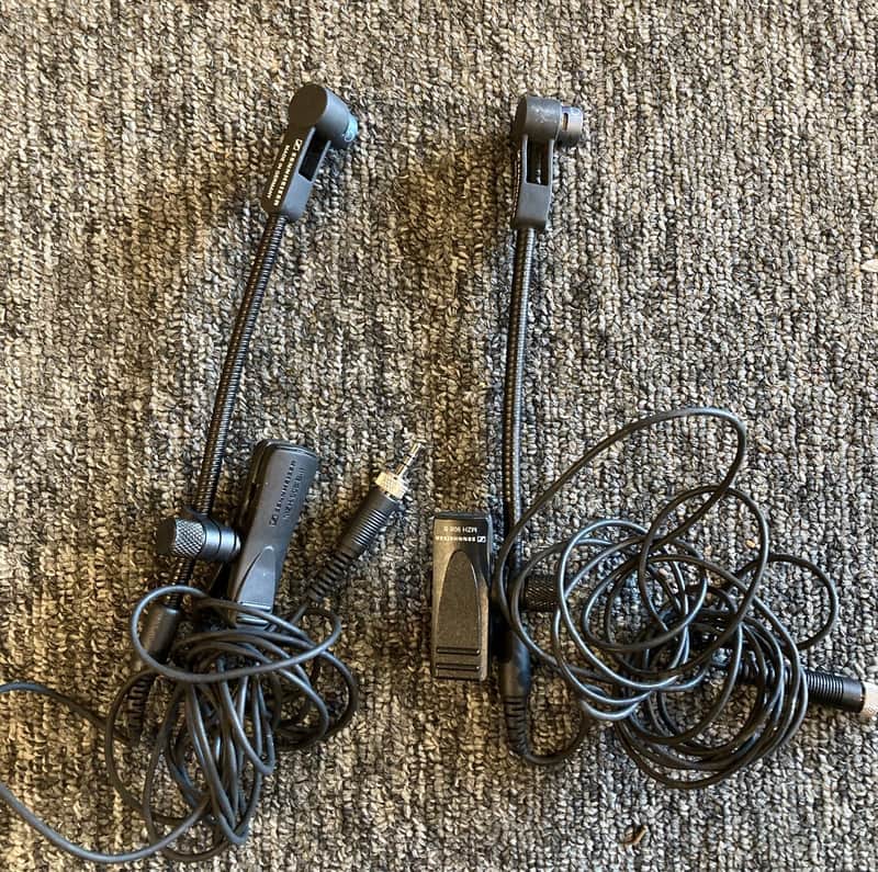 Used Pair Sennheiser E908 Gooseneck Horn Mics | Reverb