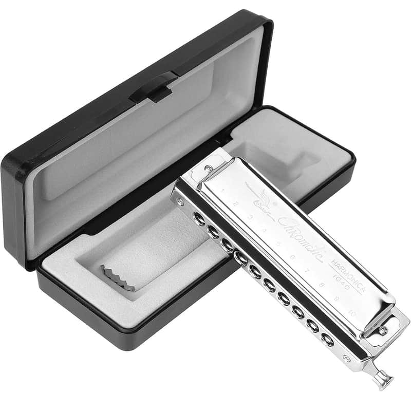 Chromatic Harmonica Professional Grade 10 Hole 40 Tone Key | Reverb UK