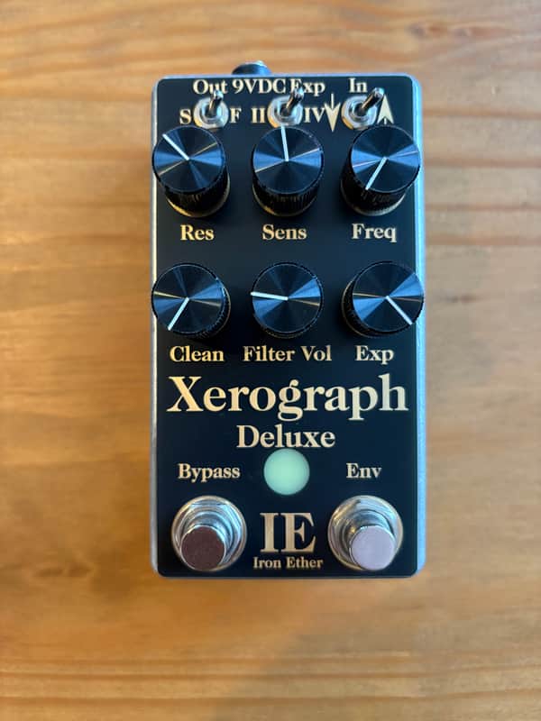 Iron Ether Xerograph Deluxe Recent version - Black / Gold | Reverb