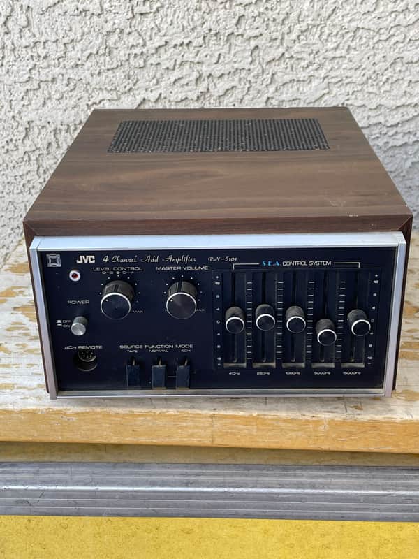 Vintage JVC VN-5101 4 Channel Add Amplifier For Parts Or | Reverb