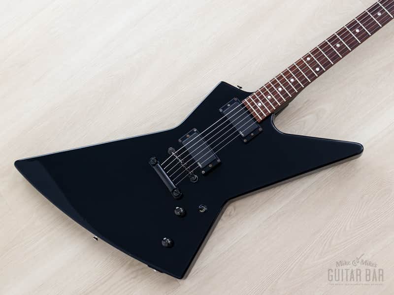 1998 ESP Custom EXP Explorer Black w/ EMG 81 w/ Case | Reverb