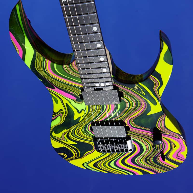 Schecter USA CUSTOM SHOP Sunset Extreme-6 Multi Color Swirl | Reverb