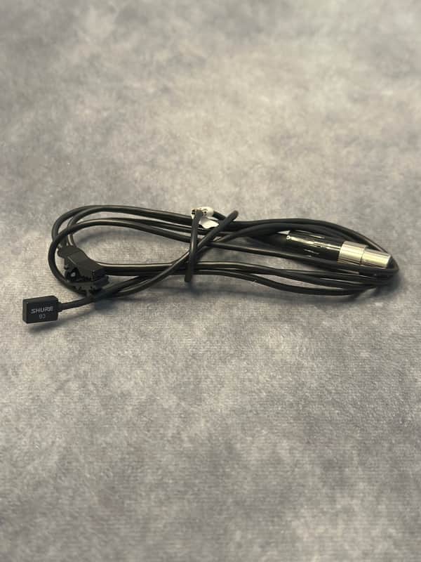 Shure WL93 Omnidirectional Lavalier Mic – TA4F Wireless – | Reverb