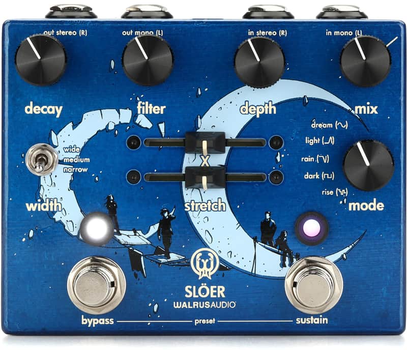 Walrus Audio Slöer Stereo Multi-Texture Reverb | Reverb