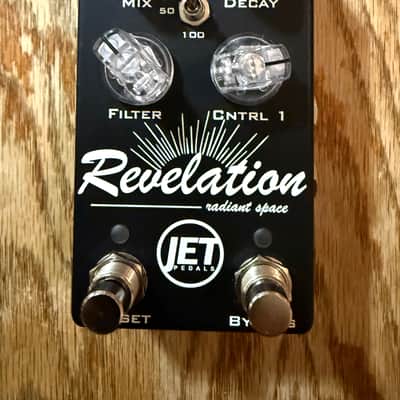 Jet Pedals Revelation Radiant Space V3 Stereo Reverb- Black | Reverb