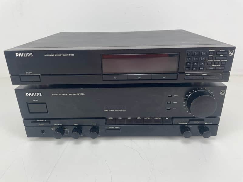 Philips - FT880 / DFA88 - Amplifier + Tuner Set | Reverb