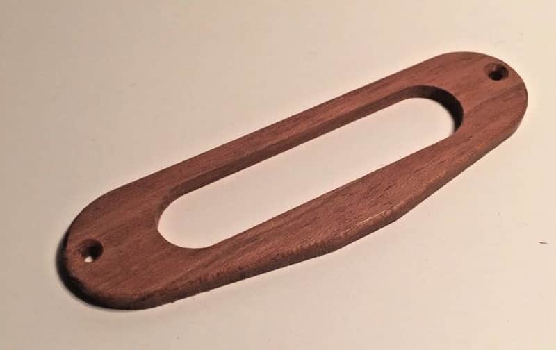 Guilford Bubinga Tele Size Single Coil Pickup Ring - no | Reverb