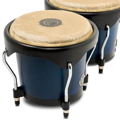 LP City II Mango Wood Bongos Blue | Reverb