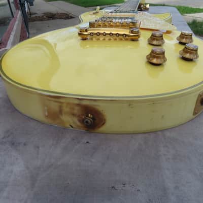 GIBSON 1987 LES PAUL CUSTOM ALPINE WHITE ORIGINAL CLEAN RARE | Reverb