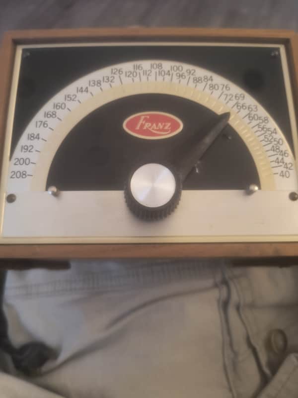 Franz Vintage Metronome 1970's - Solid Walnut | Reverb