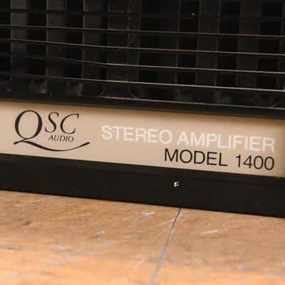 QSC Model 1400 2-Channel Power Amplifier CG01VY2 | Reverb