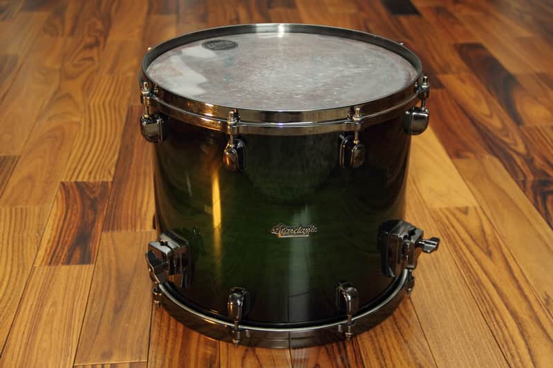 Tama Starclassic Bubinga - deep forest 14"x12 floor tom | Reverb