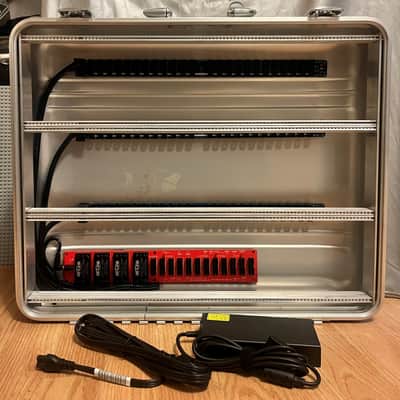 9U 100HP Eurorack Halliburton Aluminum Travel Case w/ Ai | Reverb