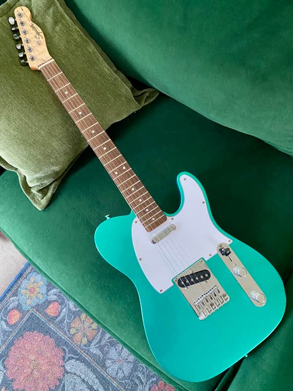 Squier Race green affinity telecaster 2020 - Green | Reverb