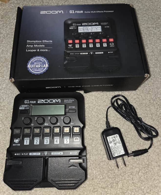 Zoom G1 Four Guitar Multi-Effects Processor | Reverb