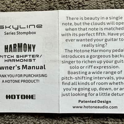 Hotone Skyline Harmony Pitch Shifter/Harmonist 2010s - Red | Reverb