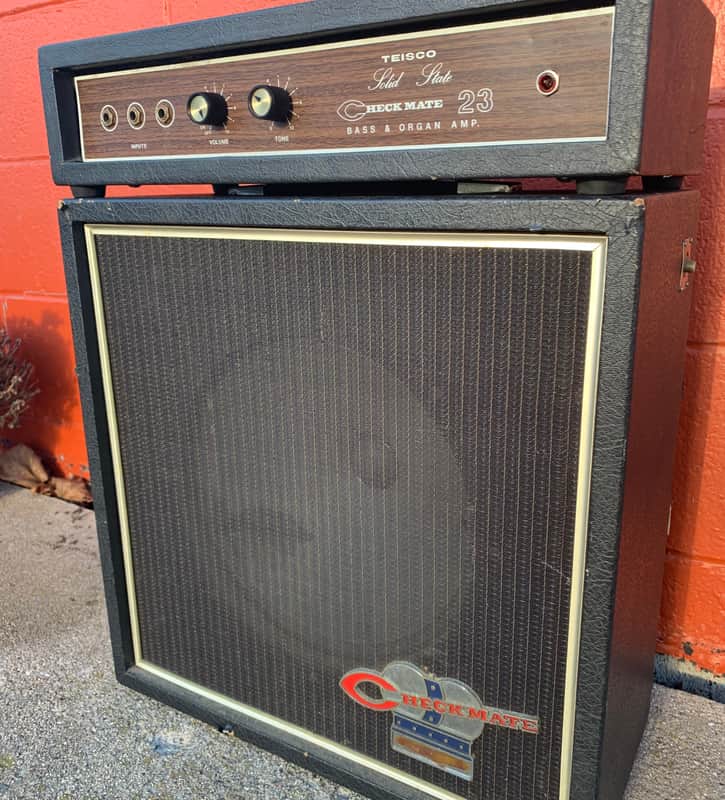 Teisco Checkmate 23 Solid State Bass and Organ Amp | Reverb