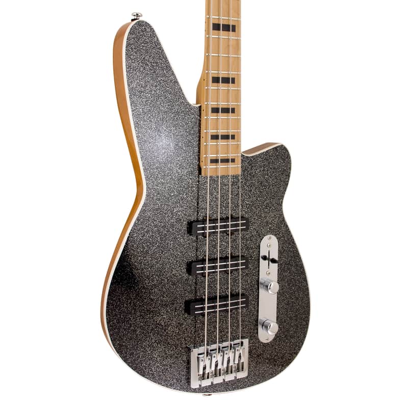 Reverend Triad Bass Guitar Black Sparkle | Reverb Australia