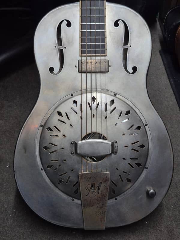 Mule Tricone Steel Body Resonator W/OHC **AS NEW** | Reverb