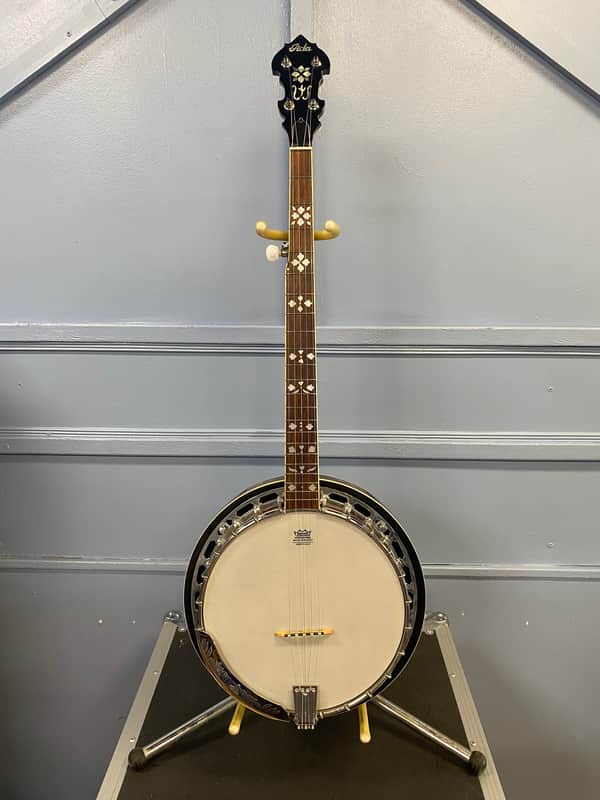 Iida 230 5 string Banjo with Hard shell case | Reverb