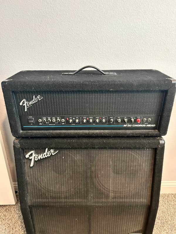 Fender M80 Chorus Head mid-80’s - Black | Reverb