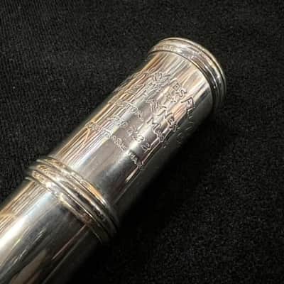 Haynes Flute Drawn Tone Hole, Solid Silver (Used) | Reverb