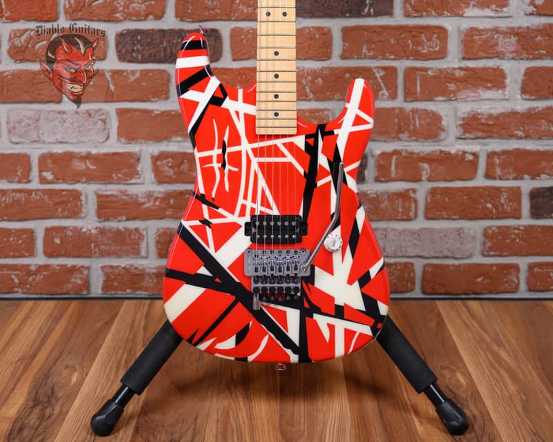 Charvel EVH Art Series Red w/ White and Black Stripes | Reverb Canada