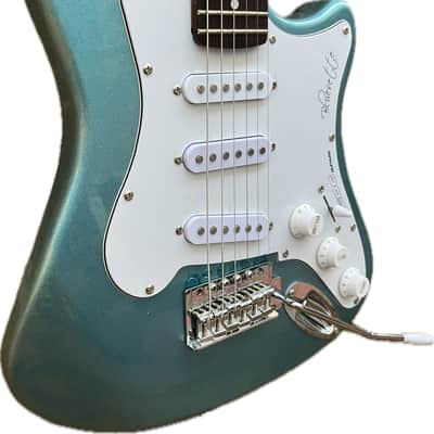 EDG guitars Bluesette 2025 - Aqua Metallic Sparkle Small body | Reverb