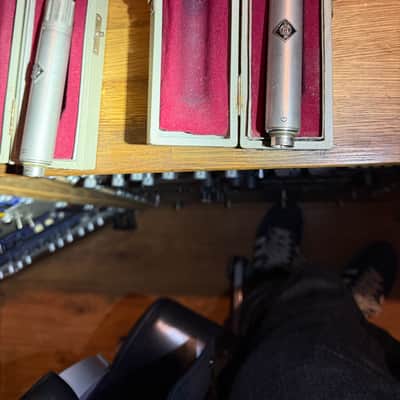 Pair of Neumann KM54a Small Diaphragm Cardioid Valve | Reverb