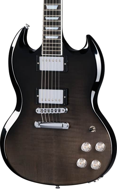 Gibson SG Modern Electric Guitar, Ebony Fingerboard, Trans | Reverb