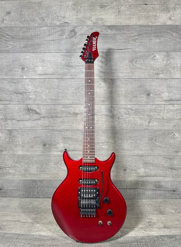 Hamer SS1 Steve Stevens Prototype USA 1984 - Red | Reverb