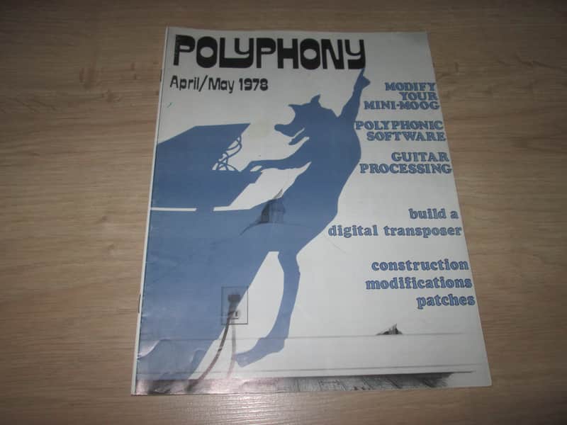 Polyphony Vintage Electronic Music/ Synthesizer Magazine - | Reverb
