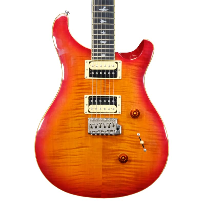 PRS SE Custom 24 2021 - Present Fire Red Burst | Reverb