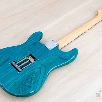 2012 Fender '62 Stratocaster ST62/ASH/MH Transparent Blue + | Reverb