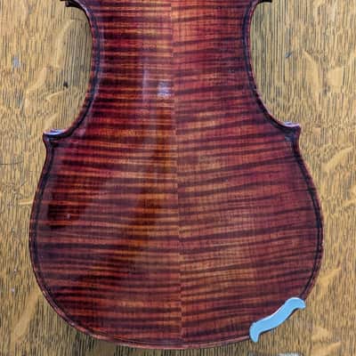 Handmade 5-string fiddle full size 2026 - Deep red | Reverb