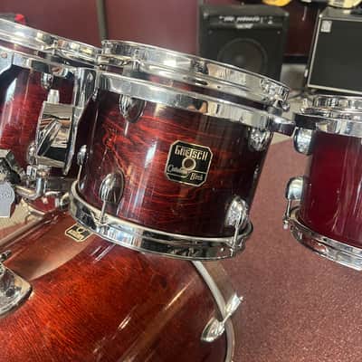 Gretsch Catalina Birch 8/10/12/14/22" Drum Set Kit in Wine | Reverb
