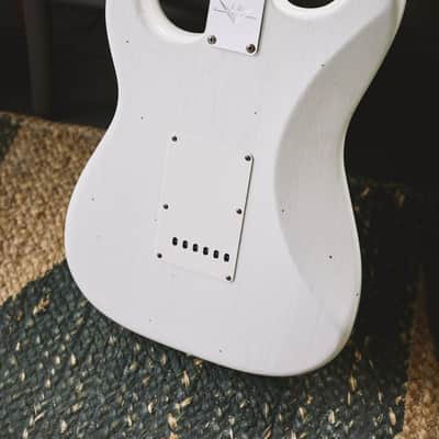 Fender Custom Shop ’63 Stratocaster Chambered Olympic White | Reverb