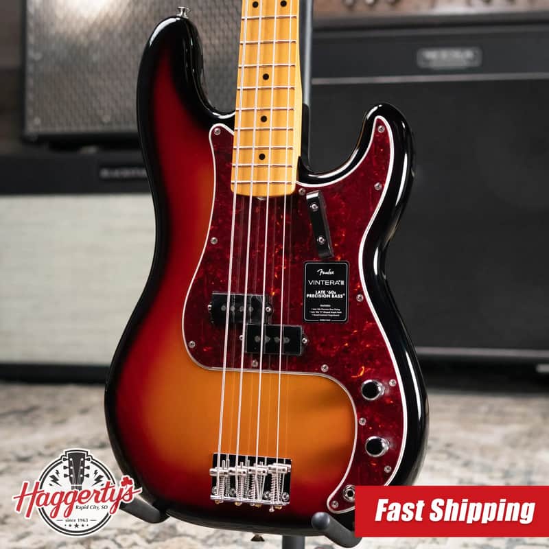 Fender Vintera III Late '60s Precision Bass - 3-Color | Reverb