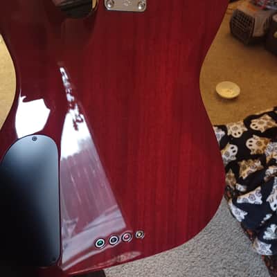 USA CS Schecter Baron - Trans red | Reverb